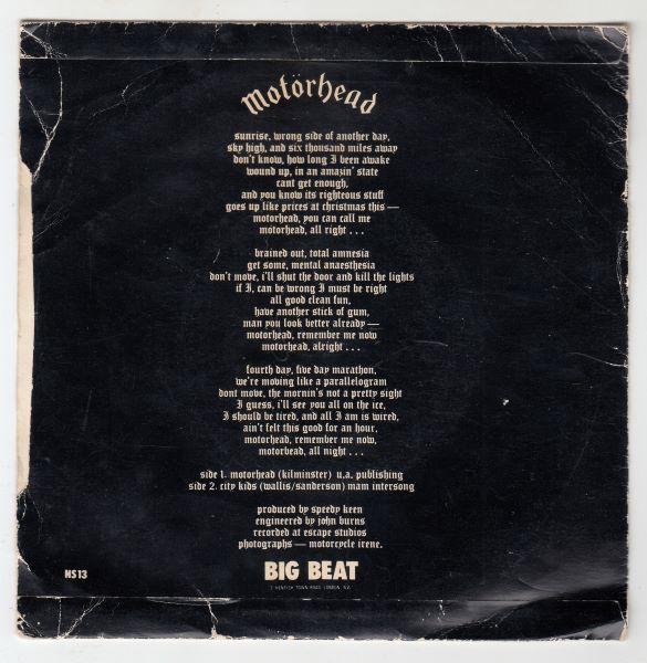 Motorhead / City Kids – intoxica